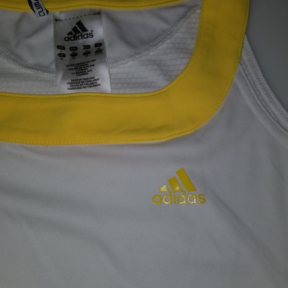 adidas | Tops | Adidas White Workout Top Xs | Poshmark